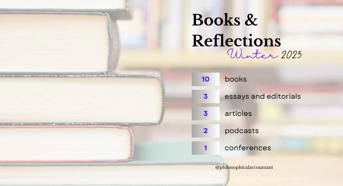 Books & Reflections - Q1 2025 Edition